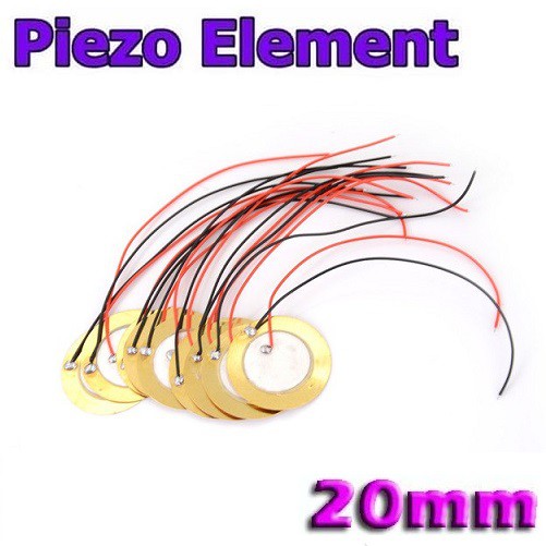 Jual Piezo Electric Ceramic Buzzer Sensor Sound 20mm Element Sounder Disc | Shopee Indonesia