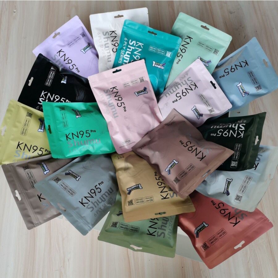 Jual MASKER KN95 PRO 6PLY SHUMU SINGLE PAX EMBOS KEMENKES RI AKD 1 PACK ...