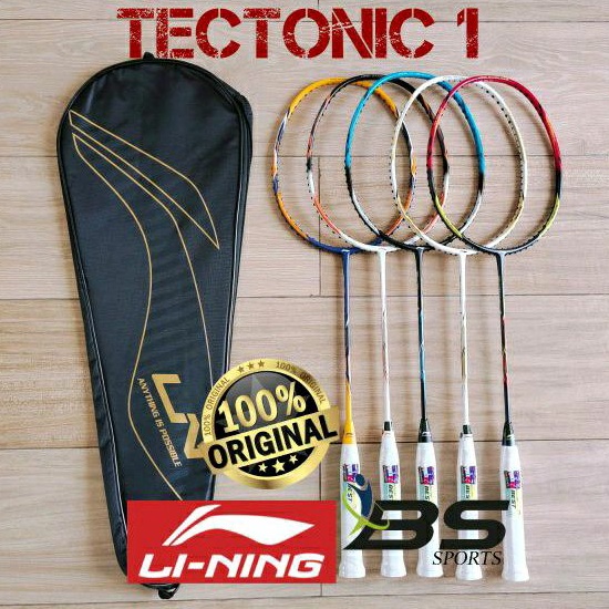 Jual RAKET BADMINTON RAKET LINING TECTONIC 1 ORIGINAL | Shopee Indonesia