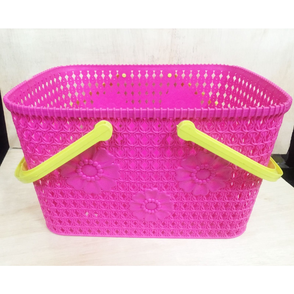 Jual KERANJANG BELANJA PLASTIK | TAS BELANJA PASAR BUNGA | Shopee Indonesia