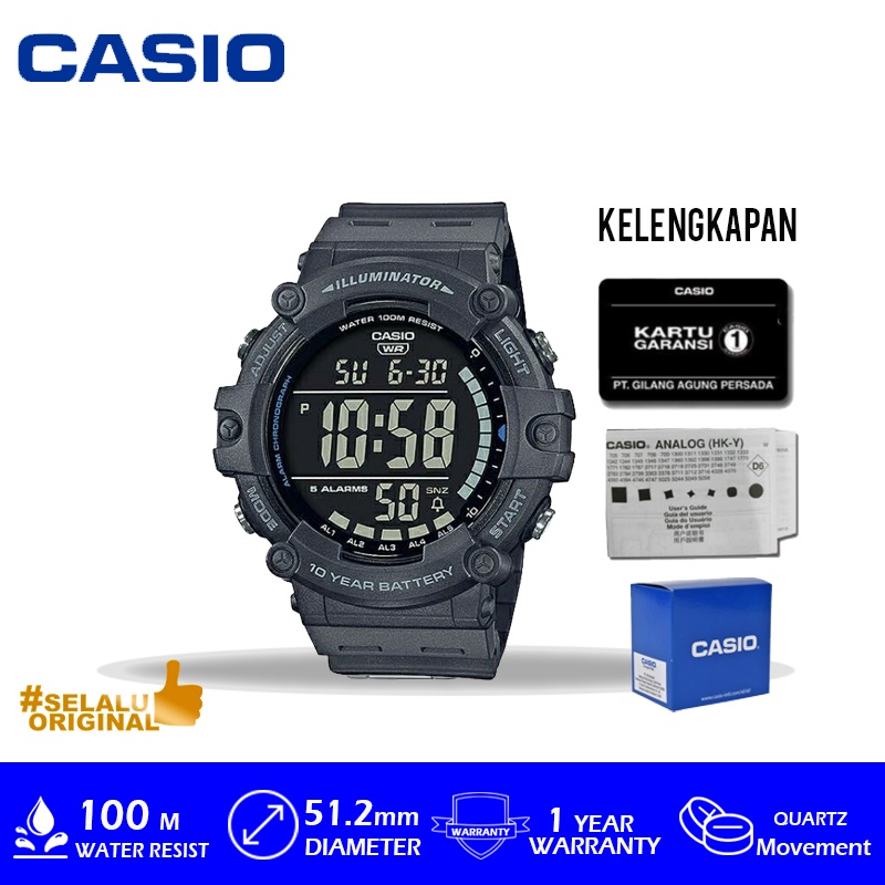 Jual Jam Tangan Casio General AE-1500WH-8BDF / AE-1500WH-8 / AE1500WH Original Murah dan ...