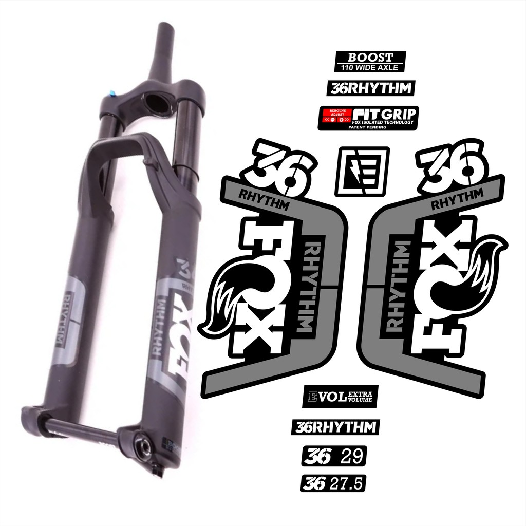 Jual Decal Stiker Fork FOX Float RHYTHM 36 Sepeda MTB | Shopee Indonesia