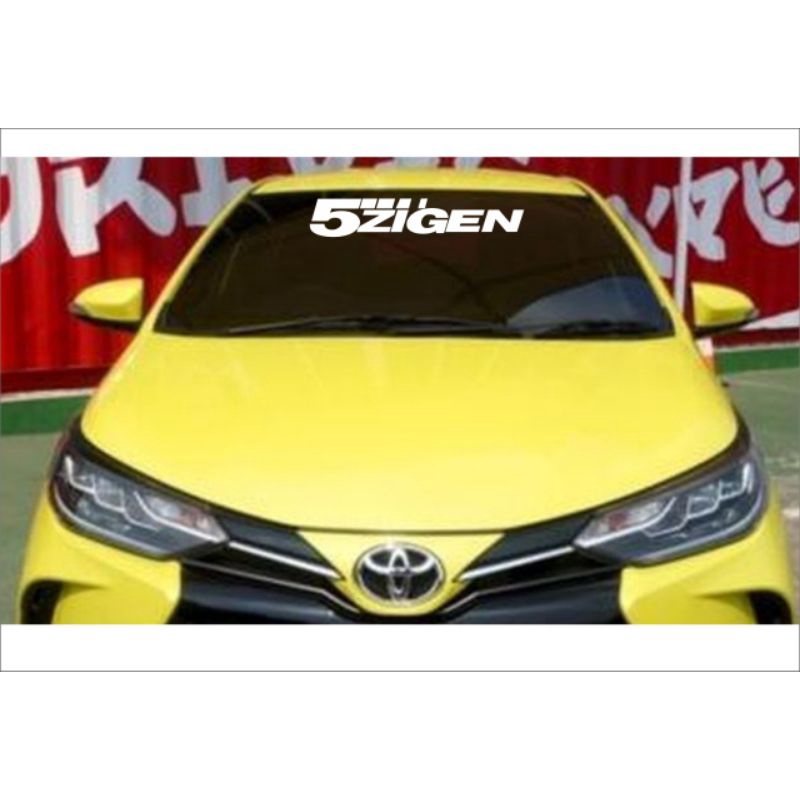 Jual STICKER CAR KACA DEPAN 5 ZIGEN | Shopee Indonesia