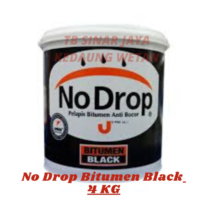 Jual No Drop Bitumen Black Galon 4 KG Cat Pelapis Bitumen Anti Bocor ...