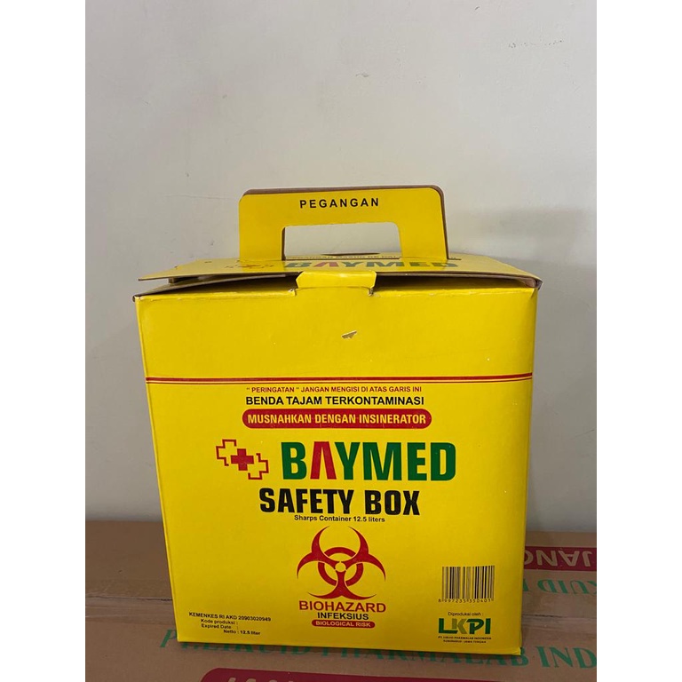 Jual Safety Box Baymed Ukuran 5 Liter dan 12.5 Liter | Shopee Indonesia