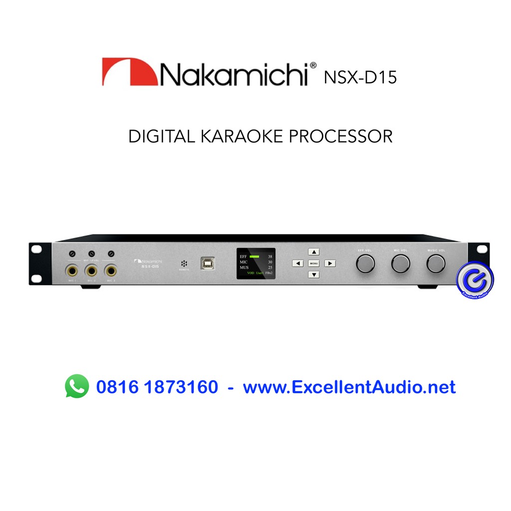 Jual Nakamichi NSXD15 NSX D15 digital karaoke DSP processor equaliser | Shopee Indonesia