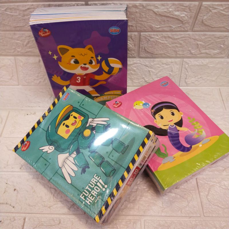 Jual Buku Tulis SIDU isi 38 lembar dan 58 Lembar - 1 pack isi 10 Buku | Shopee Indonesia