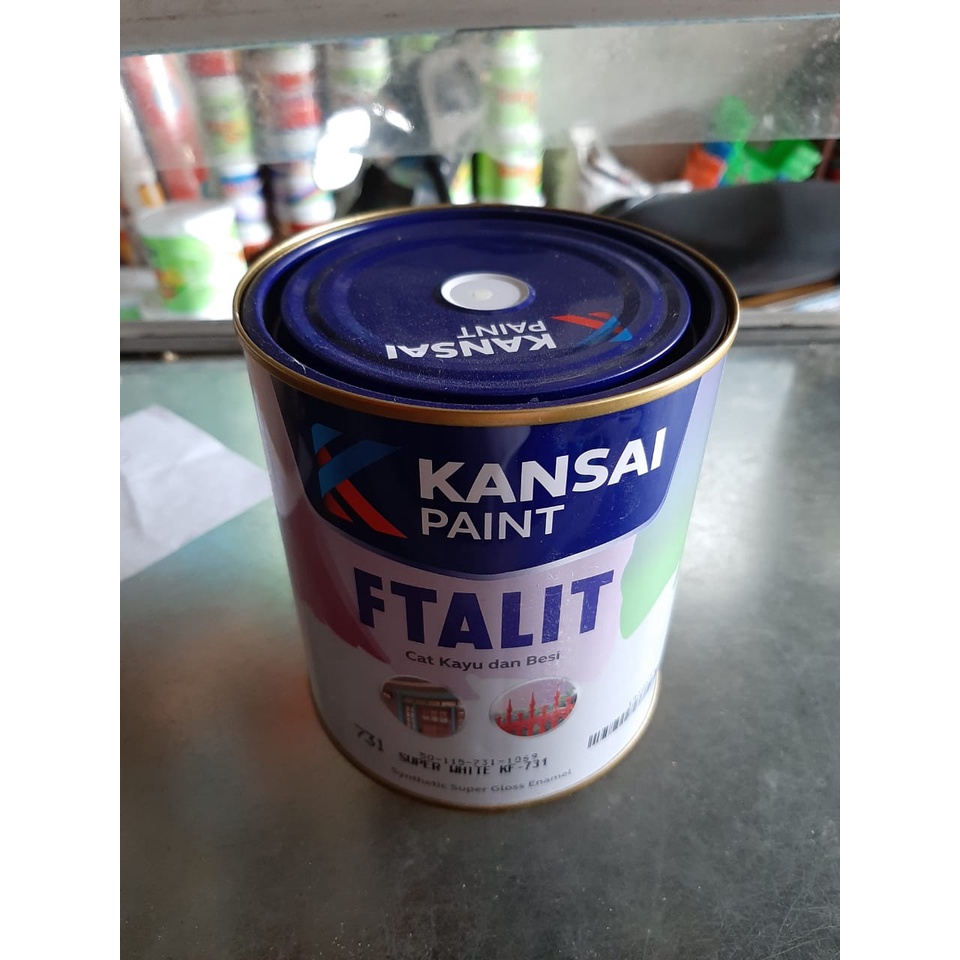 Jual Ftalit Super White 731 Cat Besi dan Kayu Kansai Paint | Shopee ...