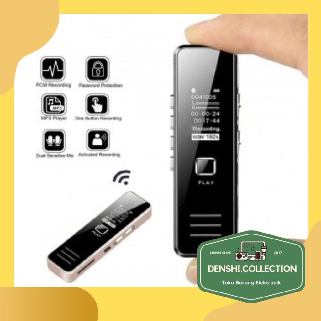 Jual Perekam Suara Audio Digital Mini Voice Recorder 32GB FORNORM ...