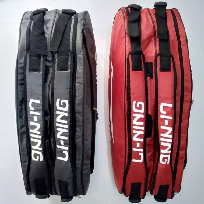 Jual SUPER JUMBO - TAS RAKET BADMINTON LI-NING 2R 3R TEBAL HTYHJT646546 ...