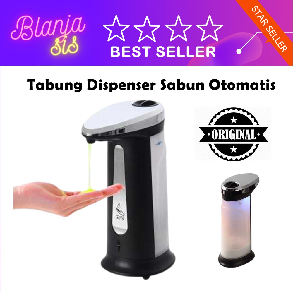 Jual Tempat Sabun Tabung Dispenser Otomatis Sensor 400ML - AD-03 | Shopee Indonesia