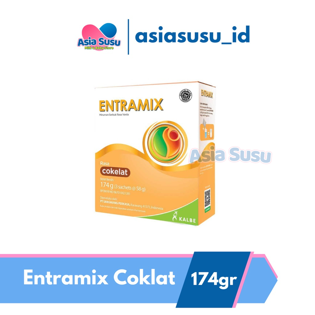 Jual Entramix coklat / vanila 185gr (susu susah makan kurang gizi ...