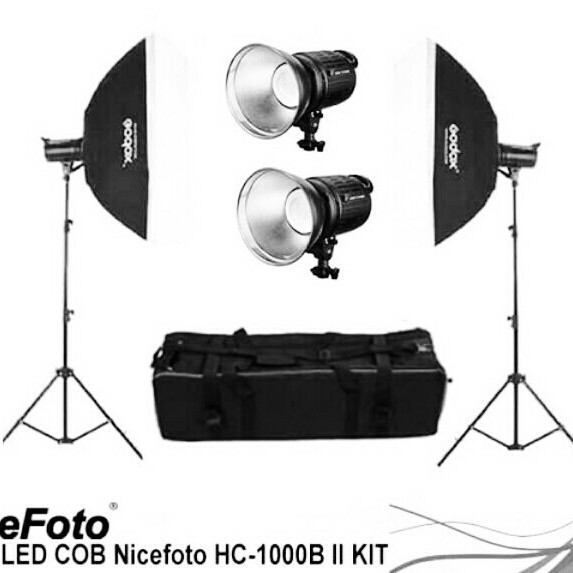 Jual PAKET LAMPU STUDIO DAYLIGHT NICEFOTO HC-1000B II KIT | Shopee Indonesia