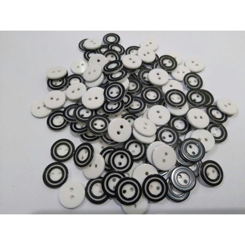 Jual promo Kancing baju Zebra Unik ukuran 13mm/20L isi 144pcs | Shopee ...