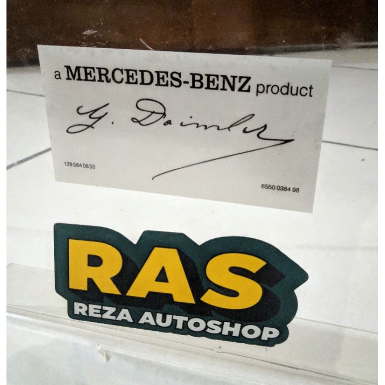 Jual stiker sticker decal mirror a Mercedes Benz product daimler ...