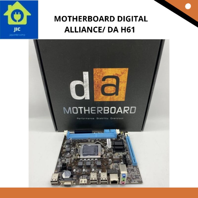 Jual MOTHERBOARD DIGITAL ALLIANCE/ DA H61 | Shopee Indonesia