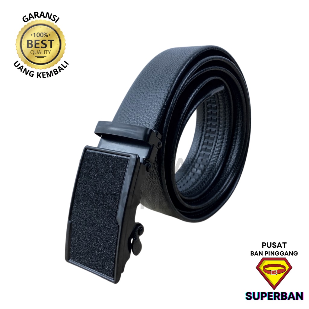 Jual SABUK GESPER PRIA MODERN KERJA AWET BAN MODEL KEPALA REL KULIT ...
