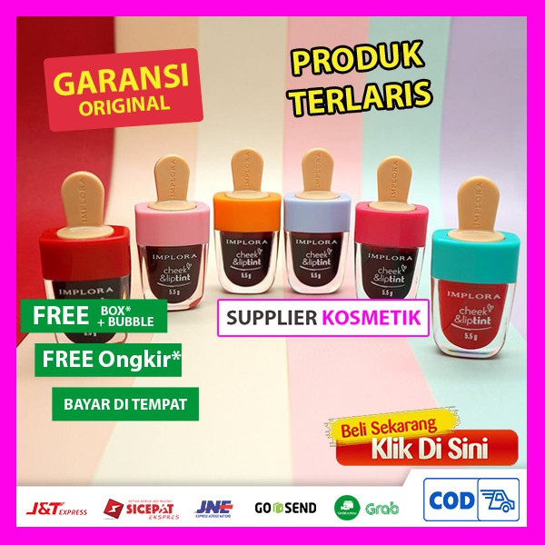 Jual Implora Lip Tint Liptint Implora Cheek Pumpkin Cherry Candy ...