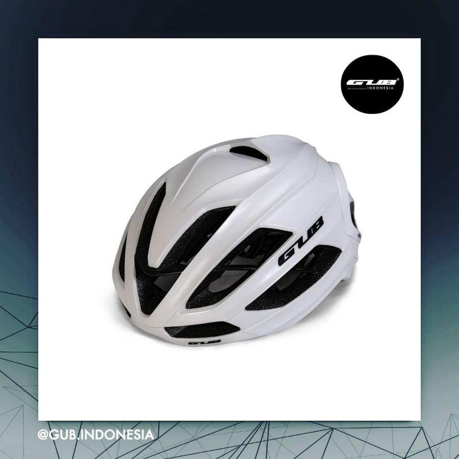 Jual GUB SV11 Lightweight Road Bike Helmet Size L PEARL WHITE - Helm ...