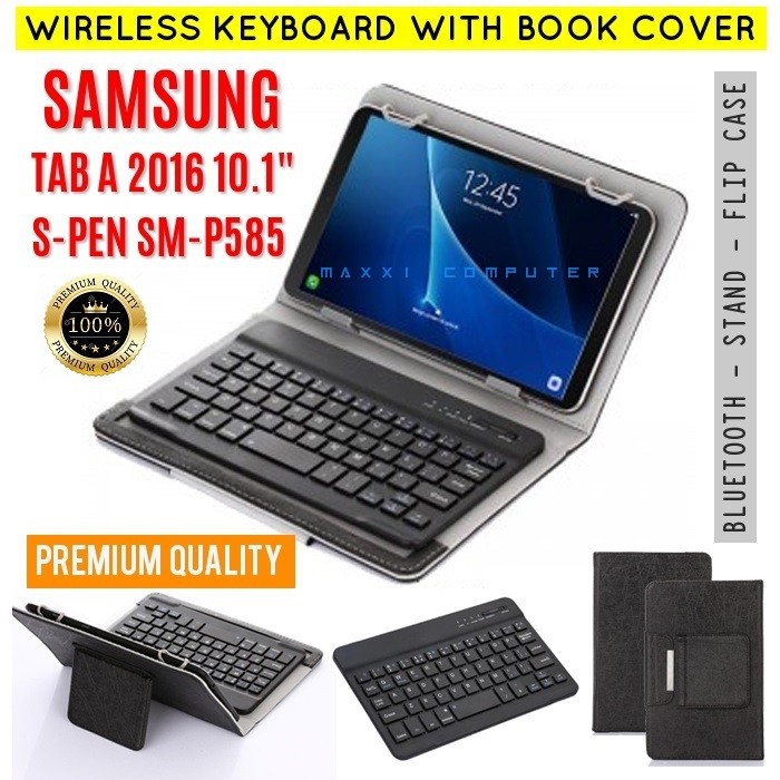 Jual Samsung Galaxy Tab A6 A 2016 Spen 10 Inch SM-P585Y Wireless Bluetooth Blutooth Keyboard ...