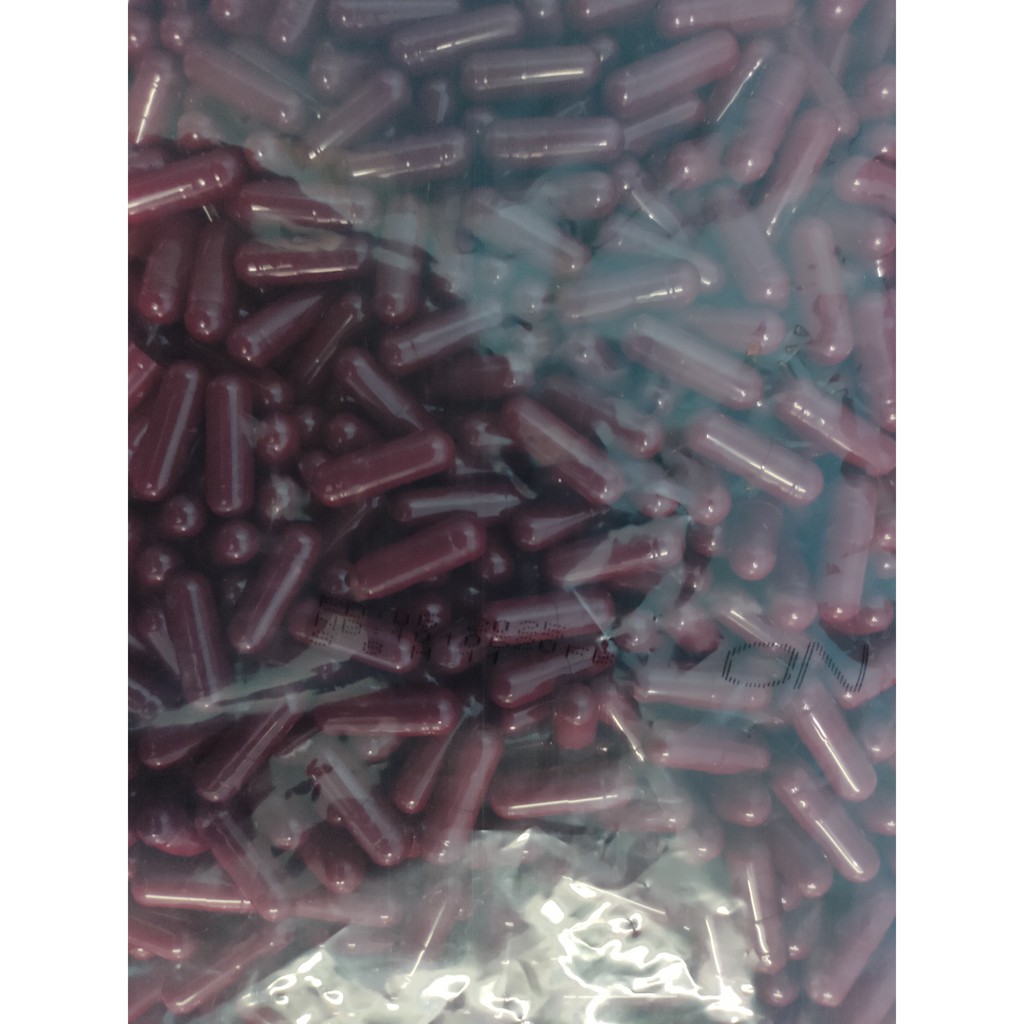 Jual Cangkang Kapsul Kosong Ukuran No.0 Maroon | Shopee Indonesia