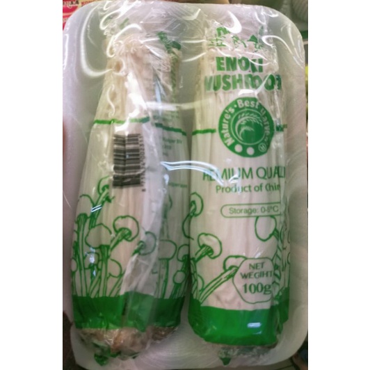 Jual Jamur Enoki per bungkus (100 gram) | Shopee Indonesia