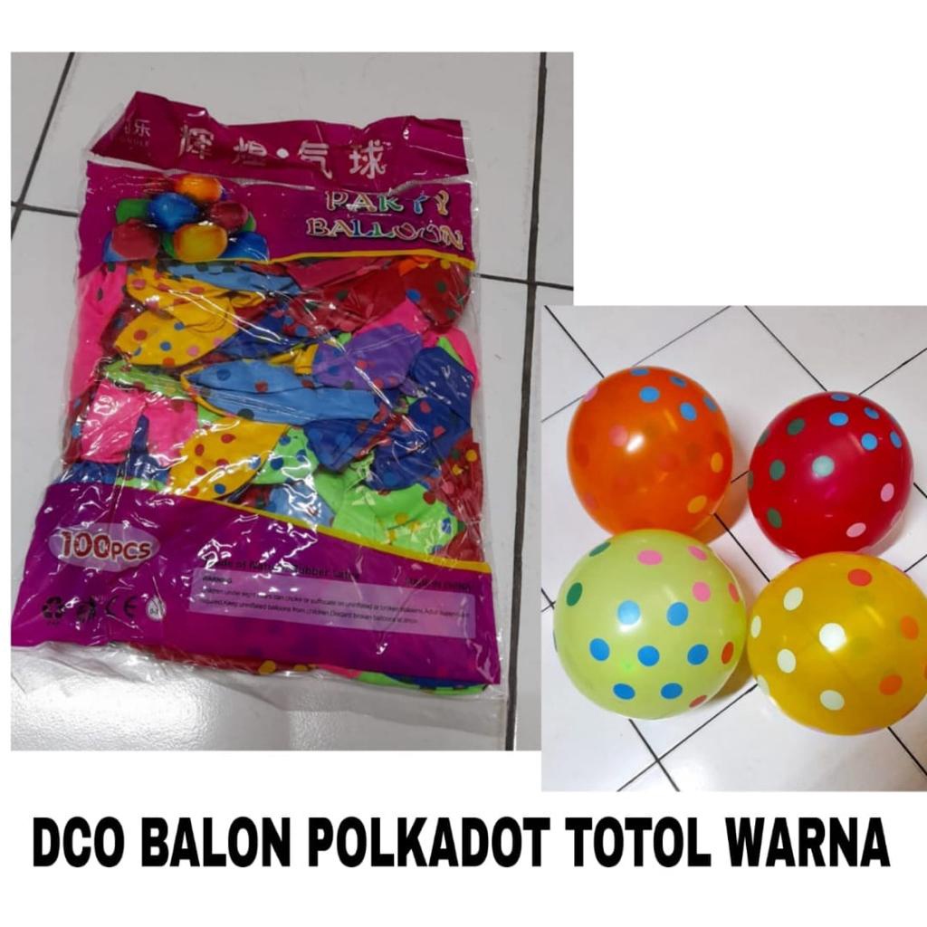 Jual BALON KARAKTER WARNA WARNI 100 PCS | Shopee Indonesia