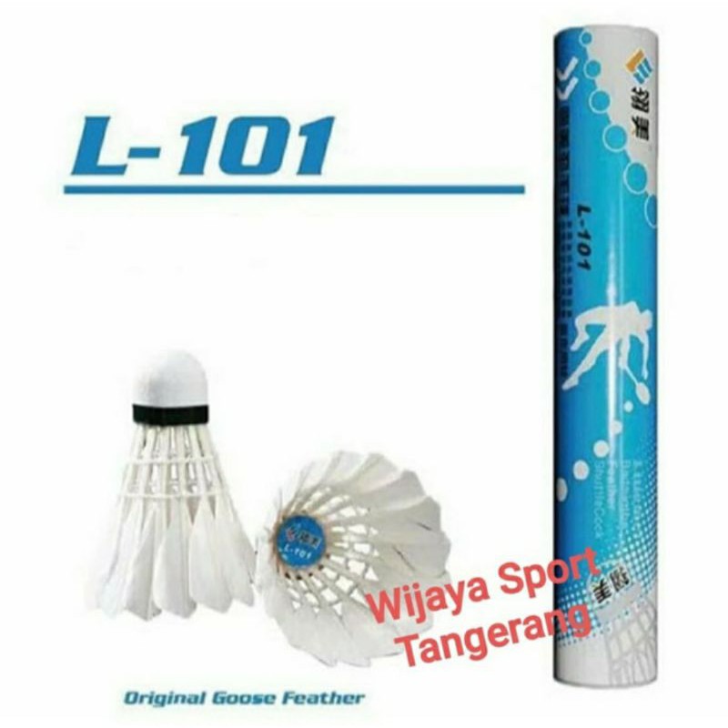 Jual SHUTTLECOCK IMPORT LING MEI L-101 (ORIGINAL GOOSE FEATHER ...