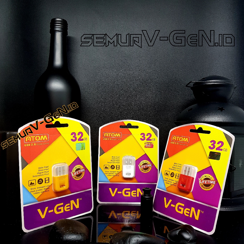 Jual V-GeN USB Flashdisk 32GB ATOM Water Proof 32 GB VGEN Flash Disk ...