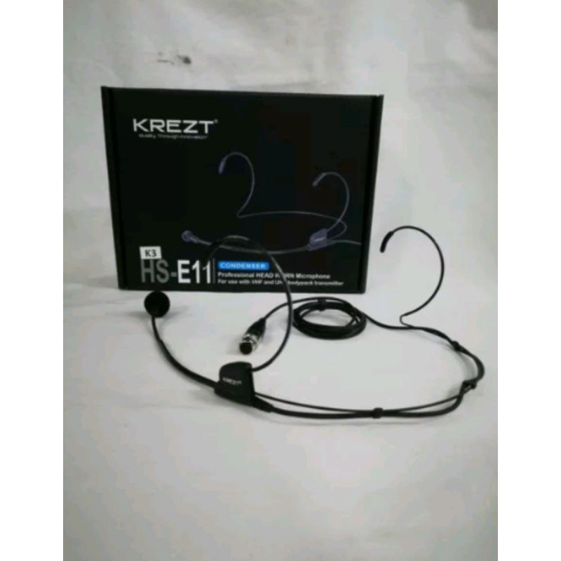 Jual MIC HEADSET LIDI CLIP ON WIRELESS KREZT HS E11 COCOK UNTUK SEGALA TRANSMITER | Shopee Indonesia