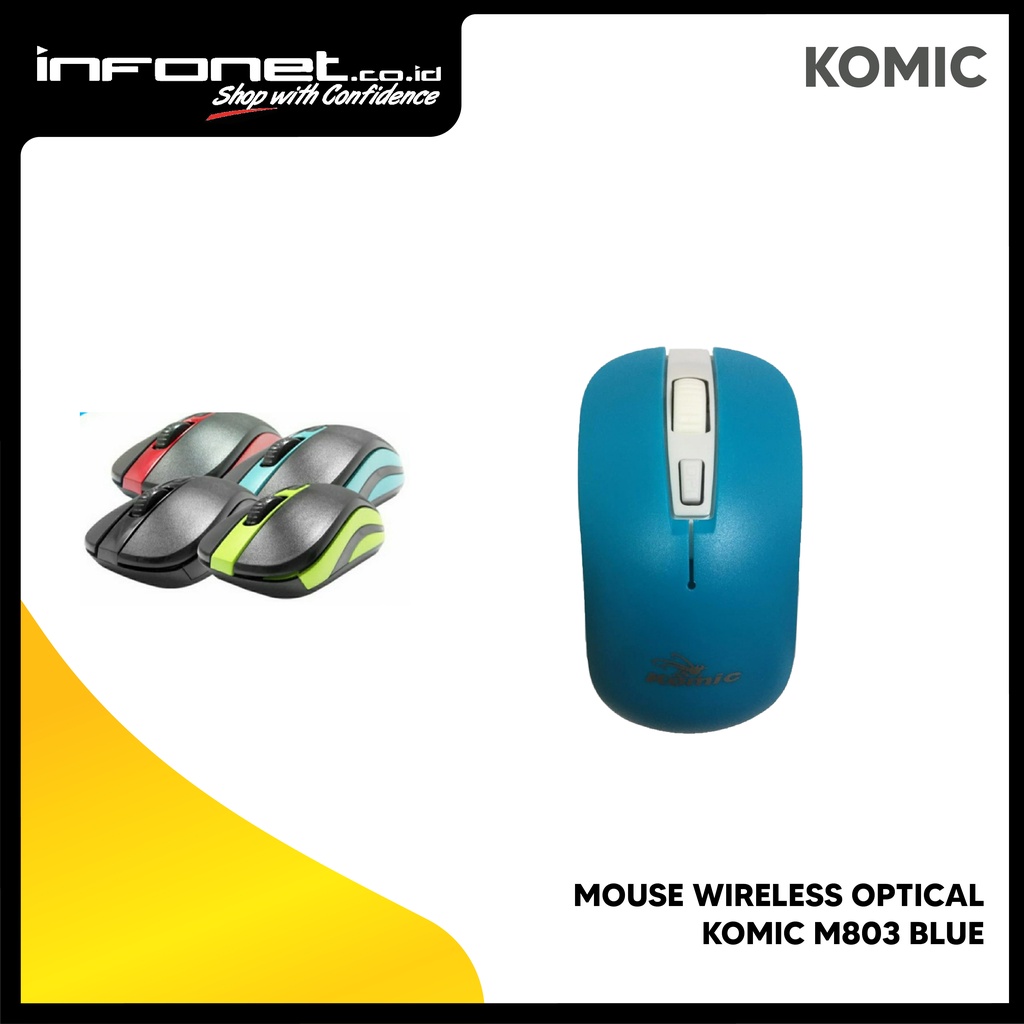 Jual MOUSE WIRELESS OPTICAL KOMIC M803 | Shopee Indonesia