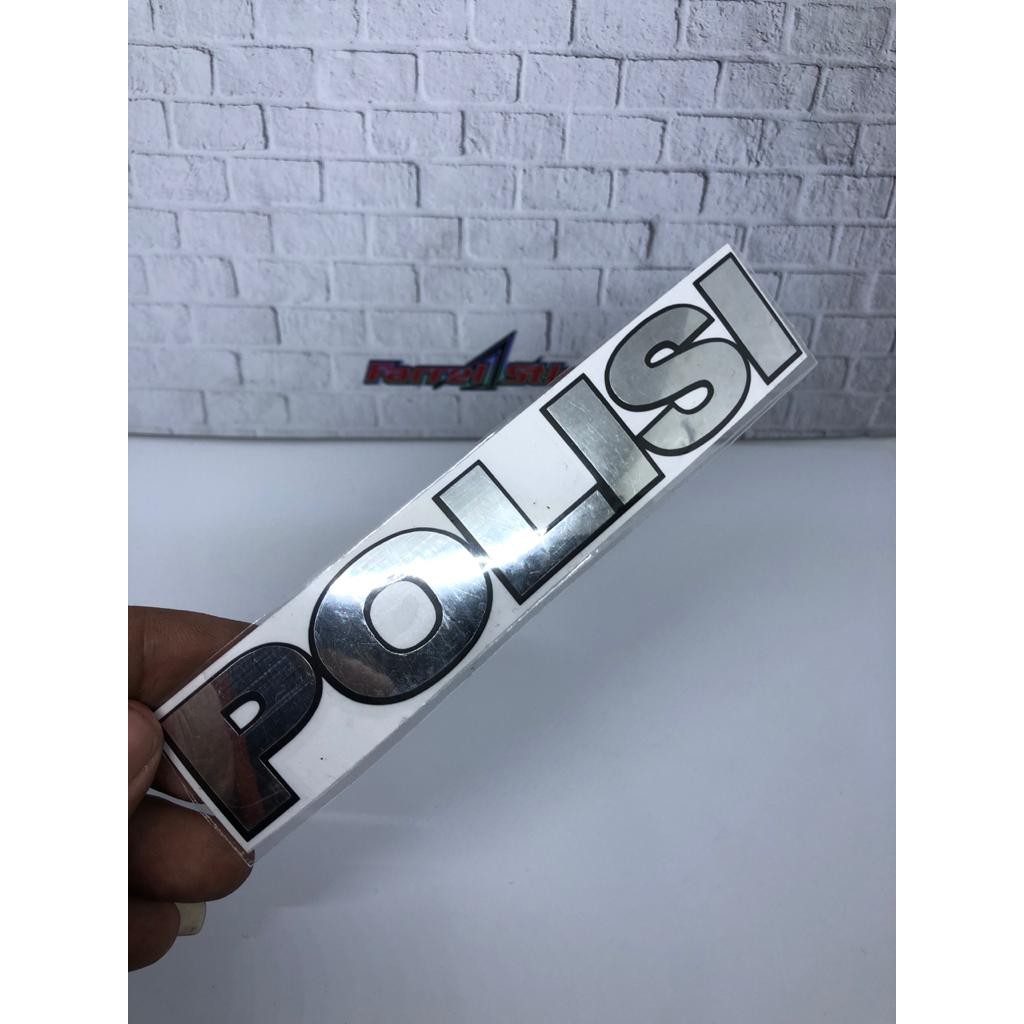 Jual Stiker Sticker POLISI 15cm | Shopee Indonesia