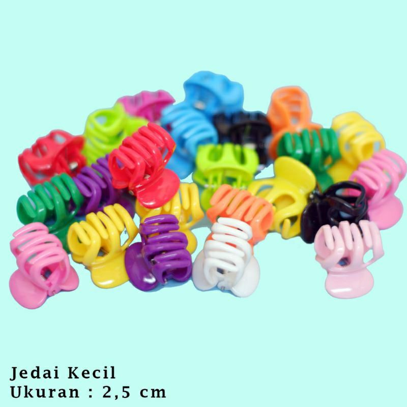 Jual JEDAI MINI / JEPIT RAMBUT KECIL 2,5CM / JEDAI RAMBUT (COD ...