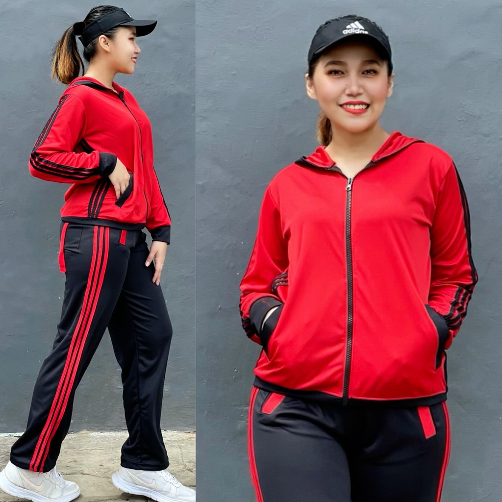 Jual Baju Senam Stelan Olahraga Fitness Hijab Muslim Panjang Training ...