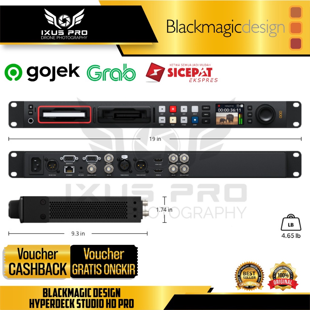 Jual Blackmagic Design HyperDeck Studio HD Pro | Shopee Indonesia