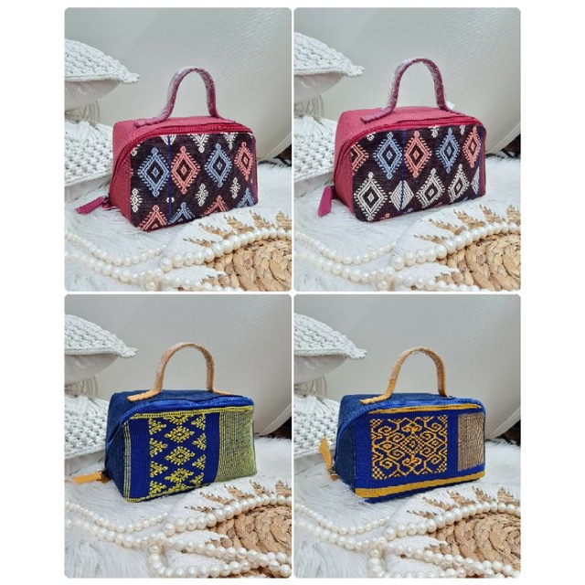 Jual KOSNIK POUCH TENUN NTT, ULOS, SONGKET, POUCH ETNIK, POUCH ...
