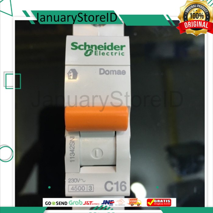 Jual MCB 1p 6a sampai 20a 1 phase Schneider domae 6ka - 6 | Shopee Indonesia
