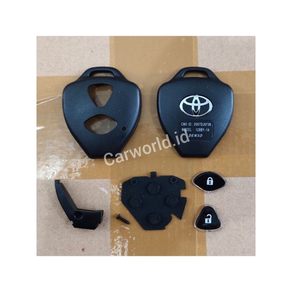 Jual Casing Kunci Innova Fortuner Yaris 2 Tombol Pakai Batang Kunci ...