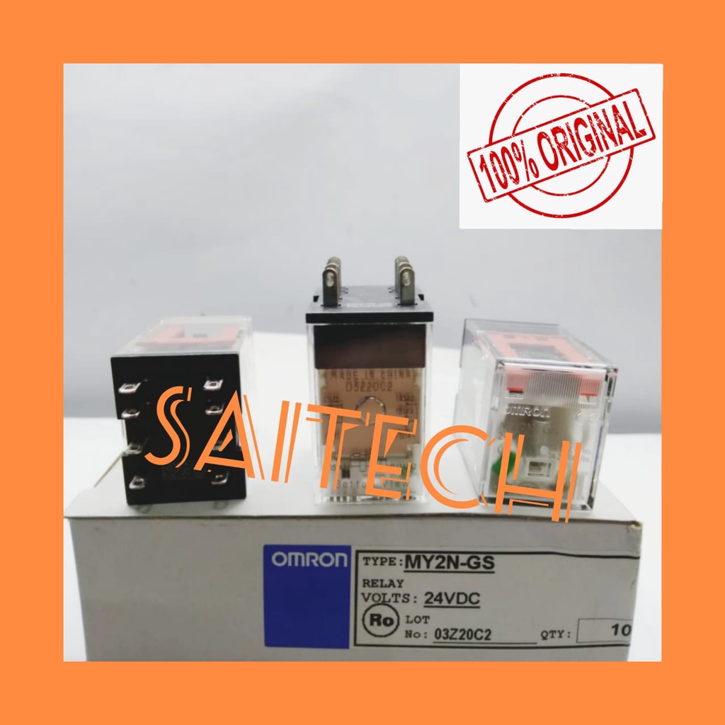 Jual Relay Omron MY2N-GS-24VDC MY2NGS 24VDC | Shopee Indonesia