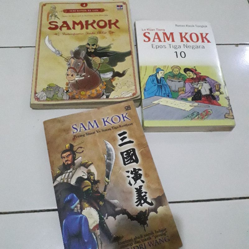 Jual SAMKOK - Seri Komik Klasik + Roman Klasik Tiongkok (Komik & Novel ...