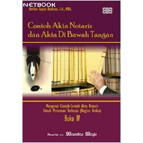 Jual CONTOH AKTA NOTARIS DAN AKTA DI BAWAH TANGAN MENGENAI CONTOH ...