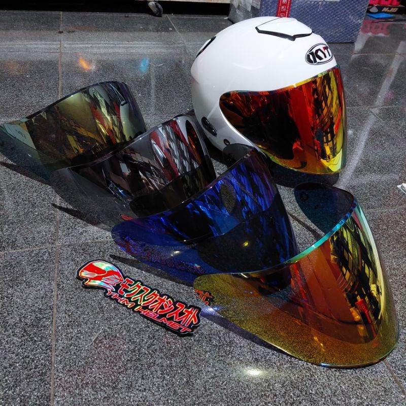 Jual visor iridium kyt kyoto visor iridium ink dynamic visor venom ...