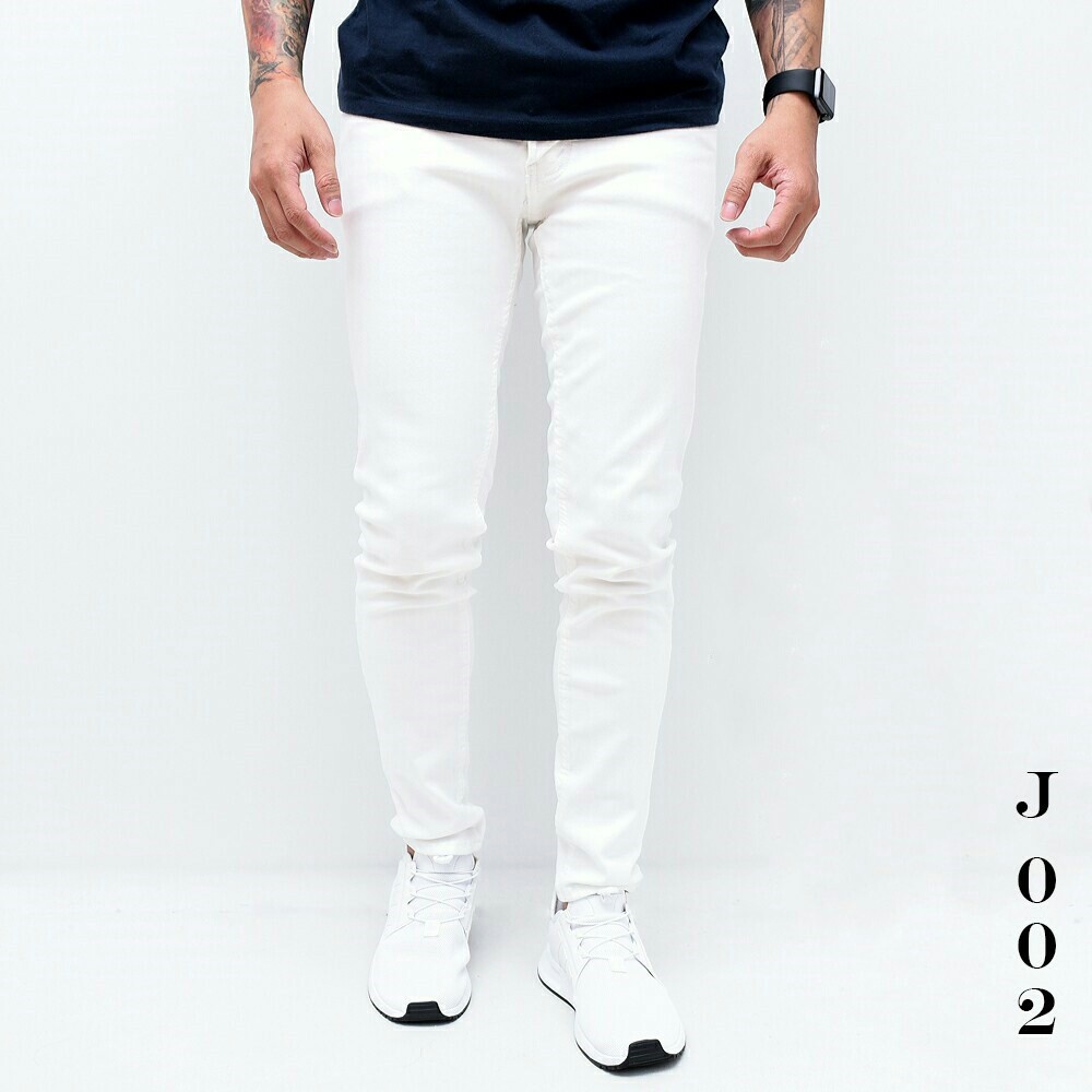 Jual INKSEVEN Super White Skinny Jeans Stretch Celana Panjang Jeans ...
