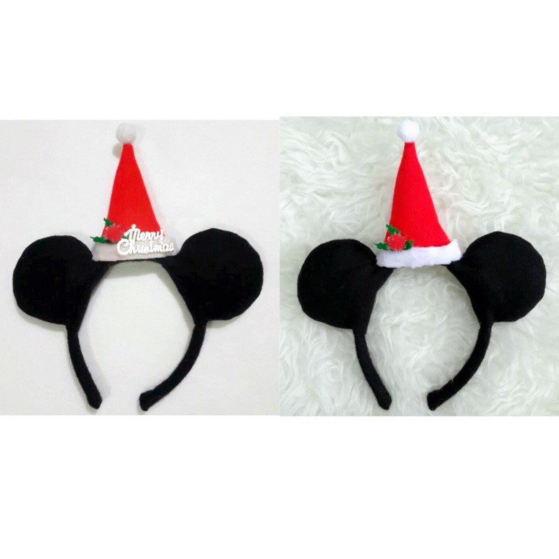 Jual Bando Natal Mickey Mouse Merry Christmas bando Mickey mouse ...
