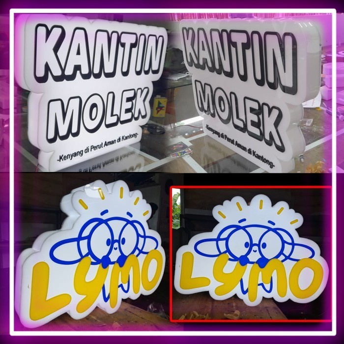 Jual Neon Box Logo Cutting Acylic Akrilik Full Presisi Proses Cepat ...