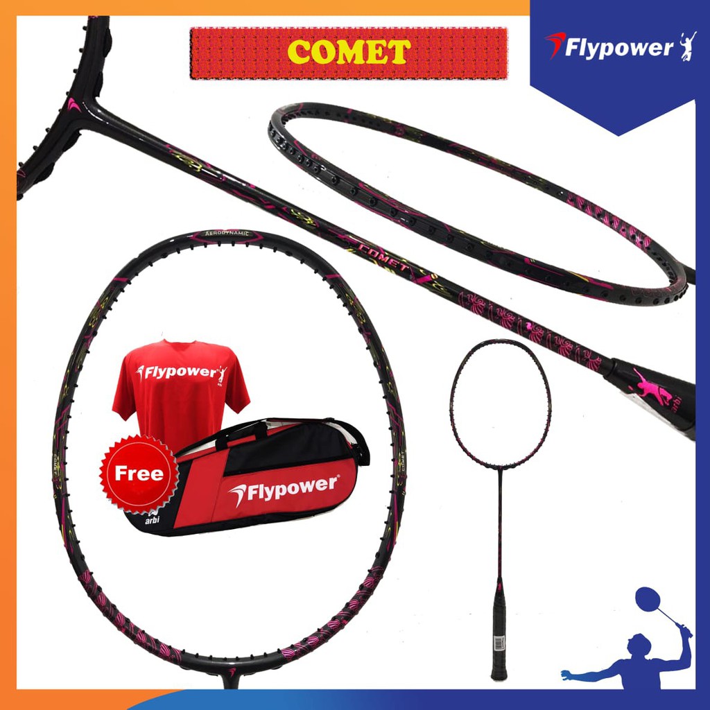 Jual FLYPOWER COMET RAKET BADMINTON ORIGINAL | Shopee Indonesia