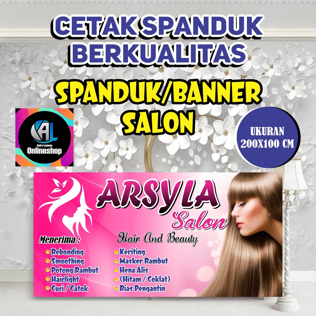 Jual Spanduk, Banner Salon (Model A) | Shopee Indonesia