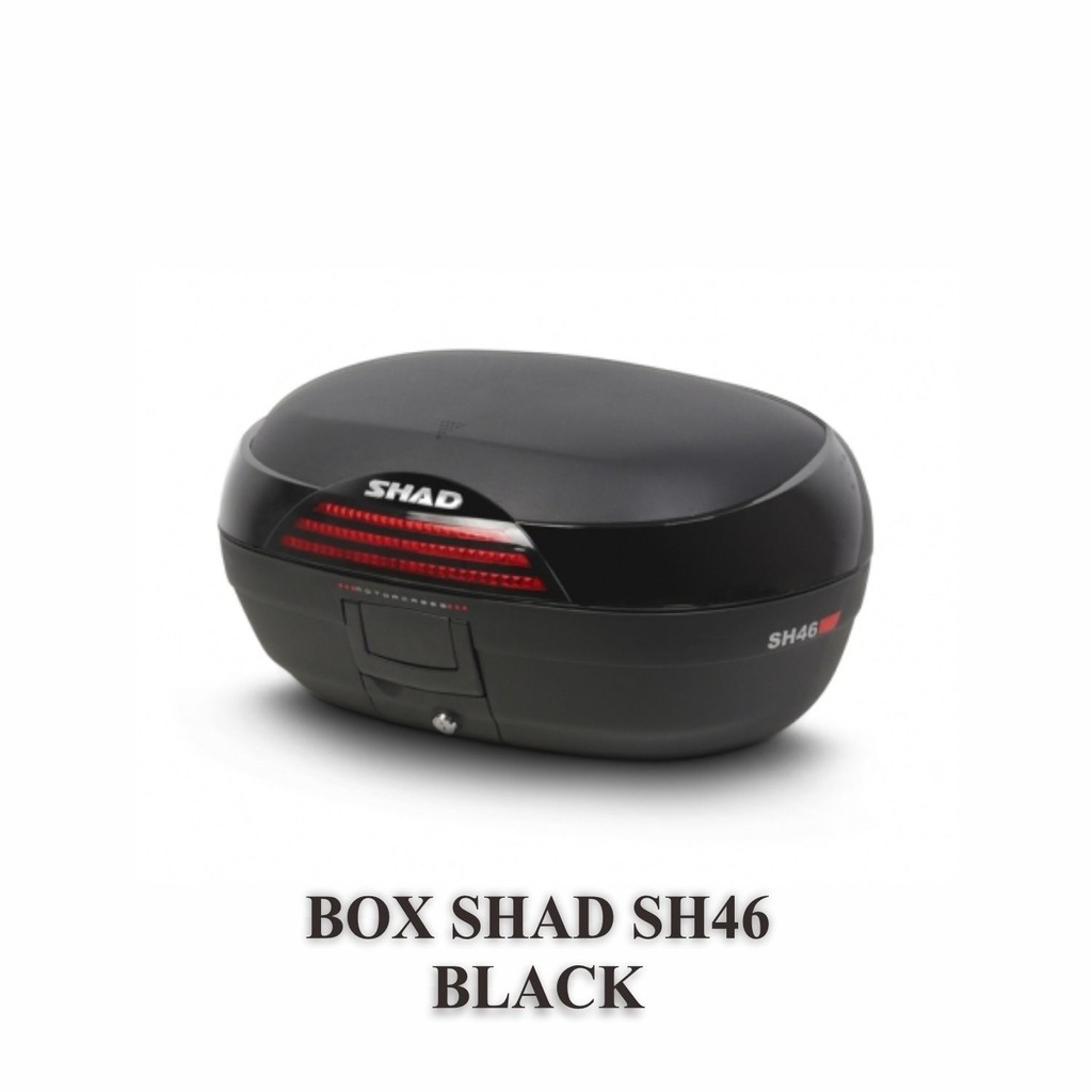 Jual Box motor belakang SHAD SH46 Black Red Original SHAD Top Case ...
