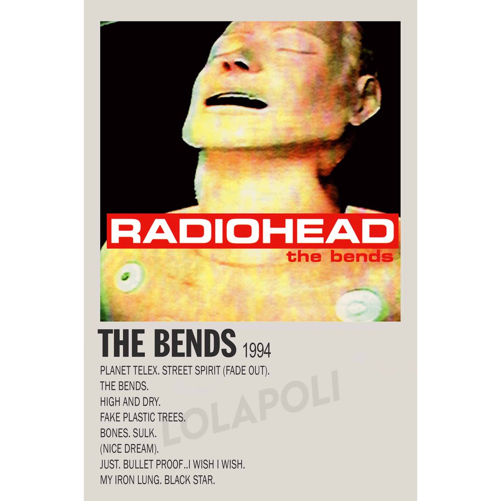 Jual Poster Cover Album The Bends - Radiohead | Shopee Indonesia