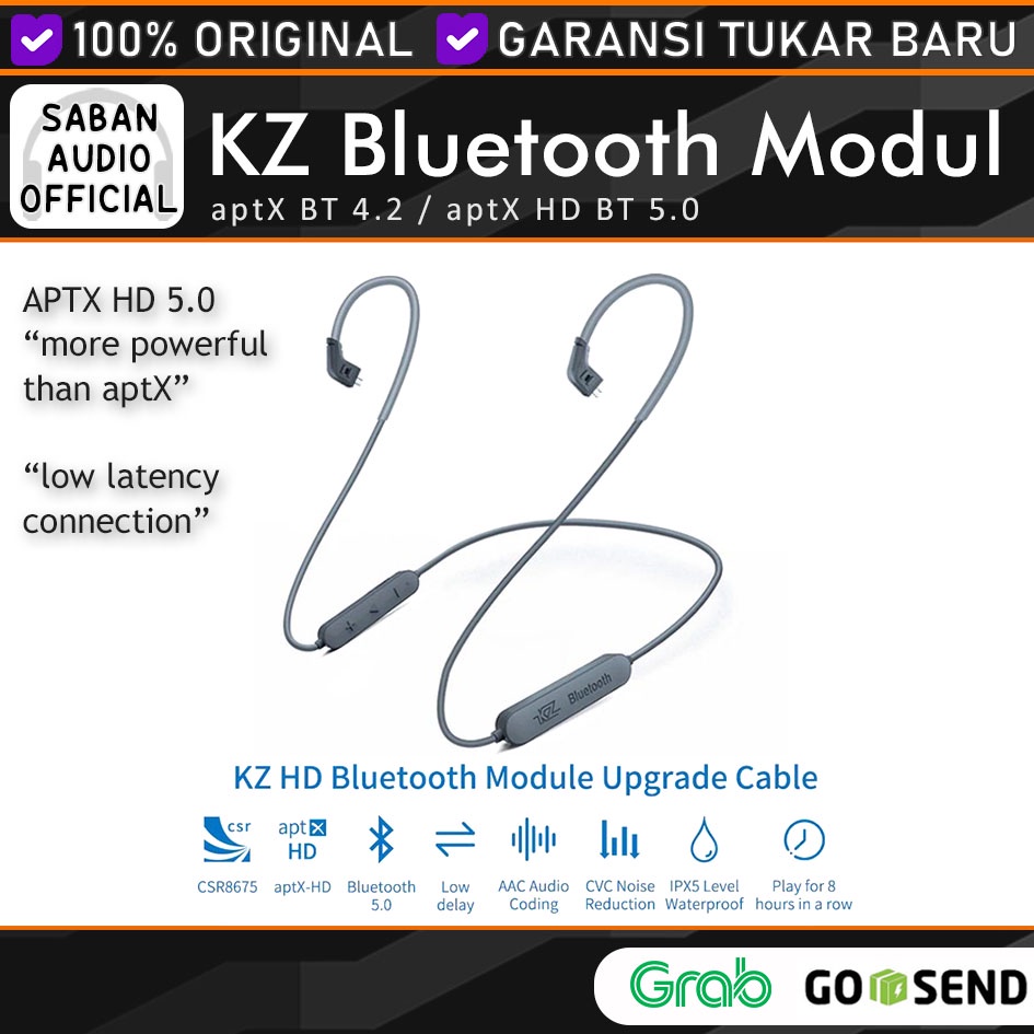 Jual KZ Modul Bluetooth KZ aptX / aptx HD Modul for Knowledge Zenith ...